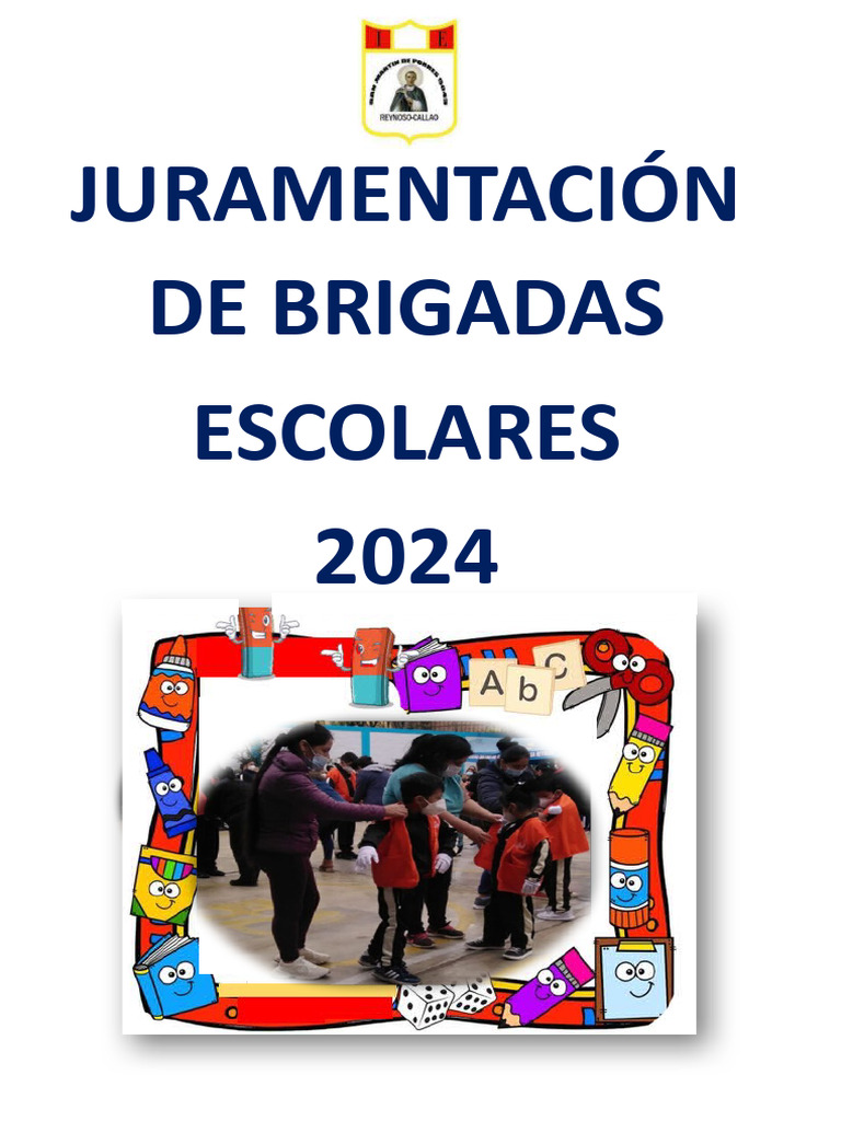 Programa Brigadas Escolares 2024 | PDF | Defensa Civil
