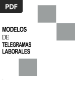 Modelos Telegramas Laborales PDF | PDF | Salario | Telegrafía