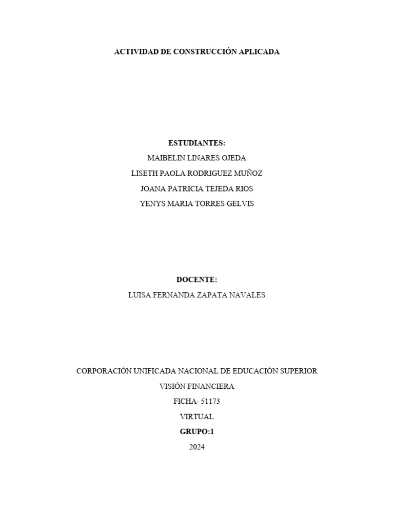 Aca-Visión Financiera | PDF | Capital de trabajo | Deuda