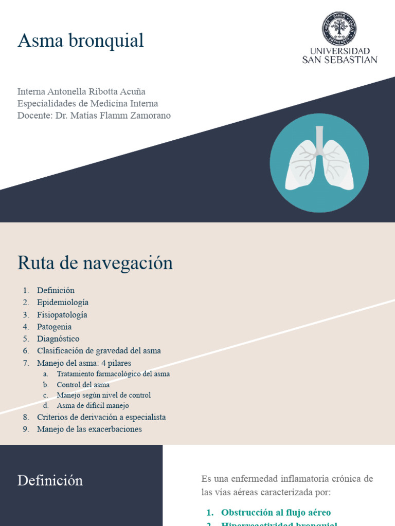 Guía Completa sobre Asma Bronquial | PDF | Asma | Tos