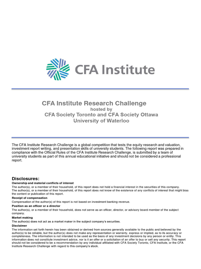 rc-2024-winning-written-report-university-of-waterloo | PDF | Cost Of ...