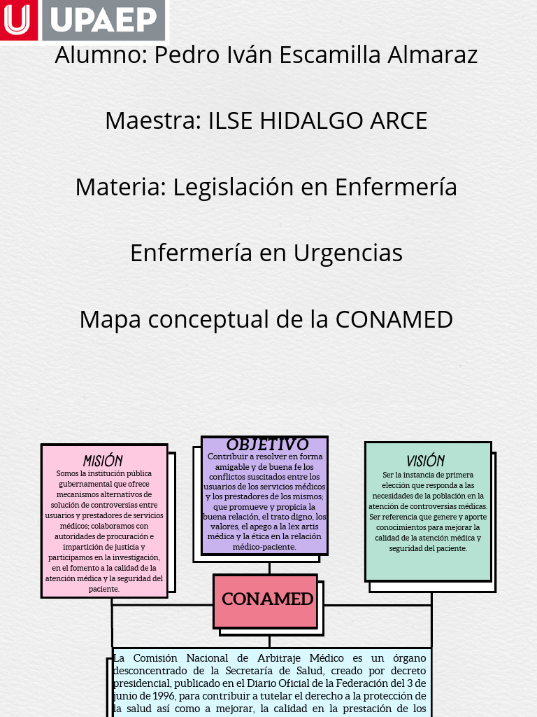Mapa Conceptual CONAMED | PDF | Justicia | Crimen y violencia