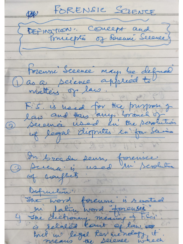 Forensic Law Notes Yasir Sir | PDF