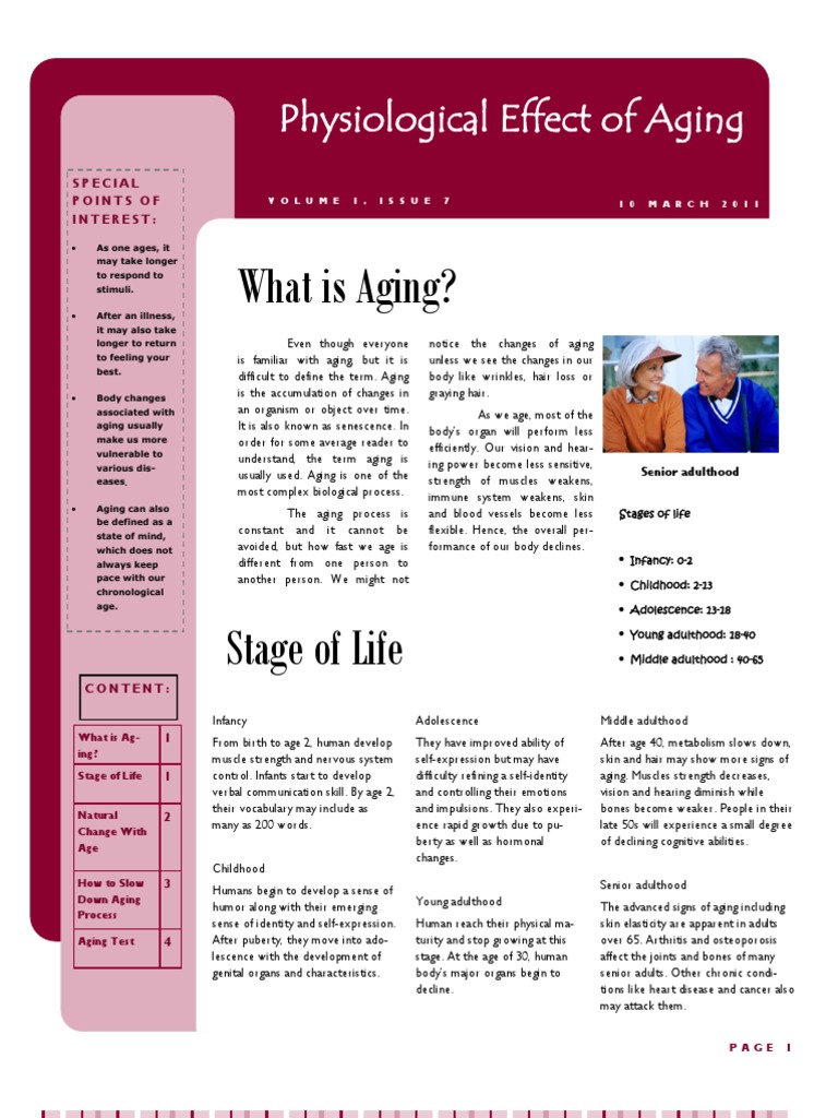 Understanding the Aging Process | PDF | Ageing | Obesity