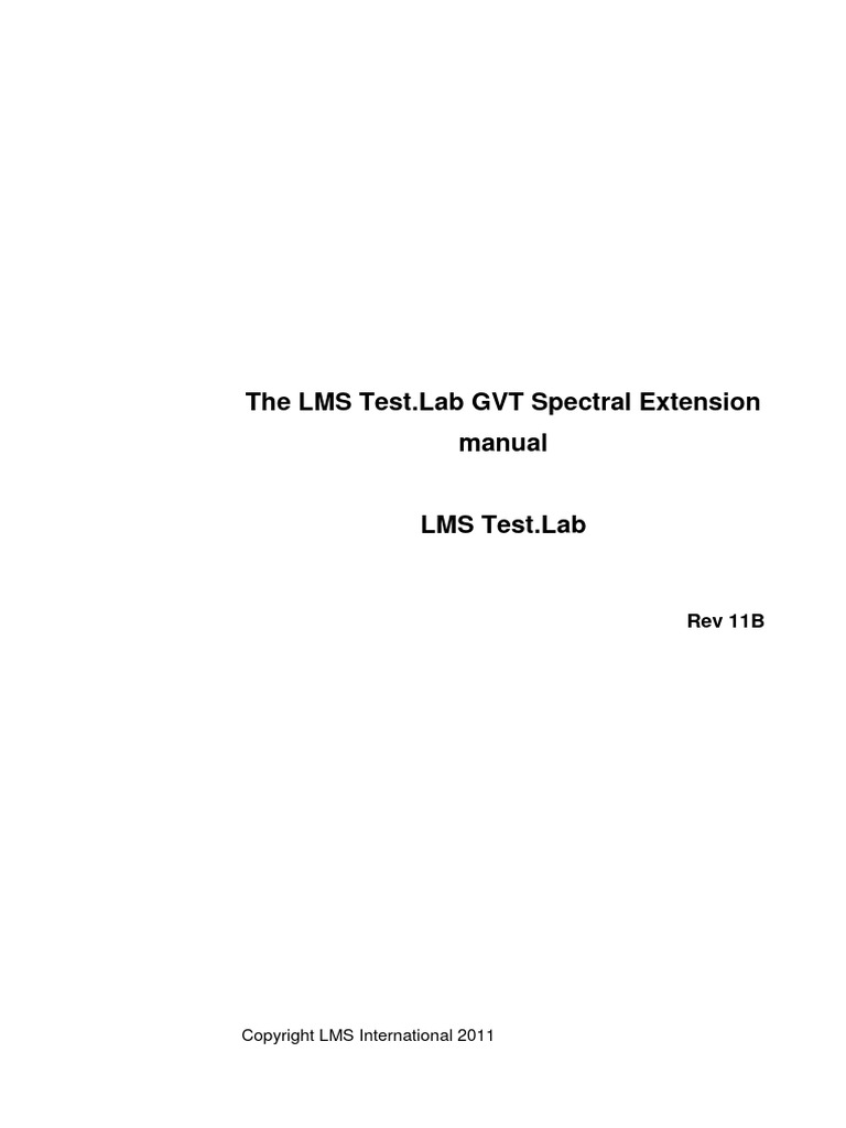 GVT Spectral Extension | PDF | Spectral Density | Window (Computing)