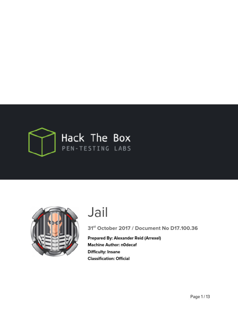 Jail | PDF | World Wide Web | Internet & Web