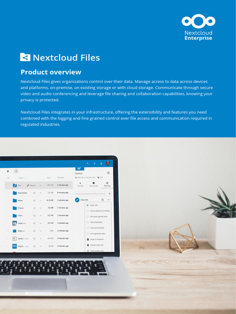 Nextcloud Files Product Overview v8.9 | PDF | Microsoft Outlook ...