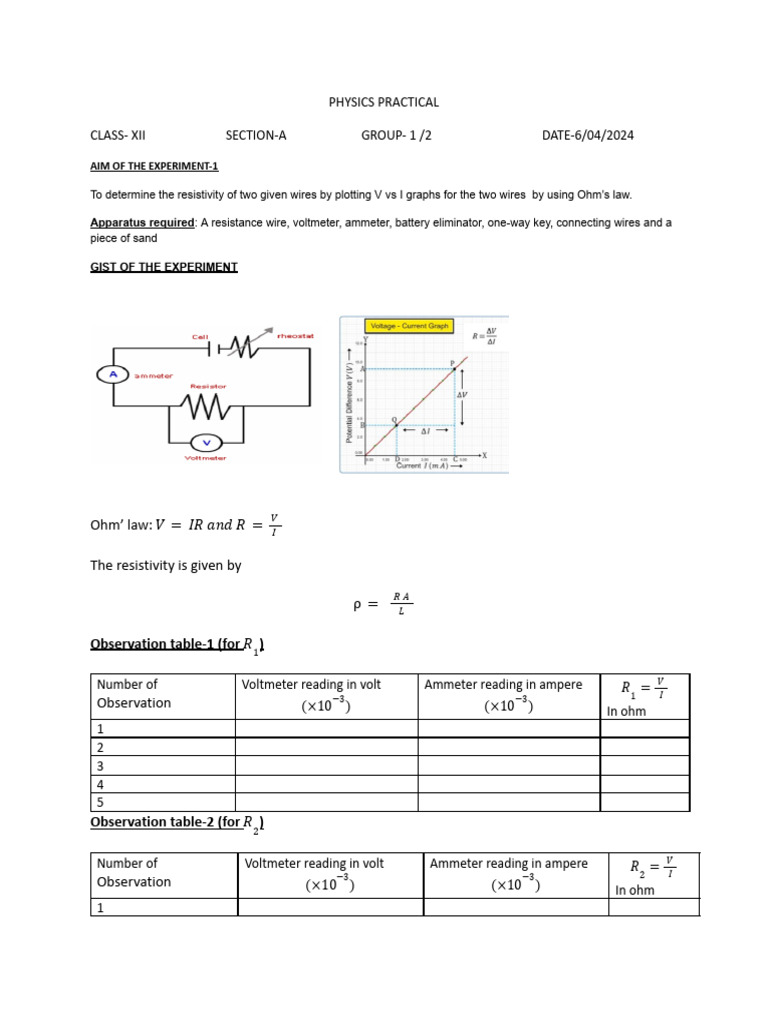 blank practical format 12 on APRIL ppt 2024.docx | PDF | Mirror | Optics