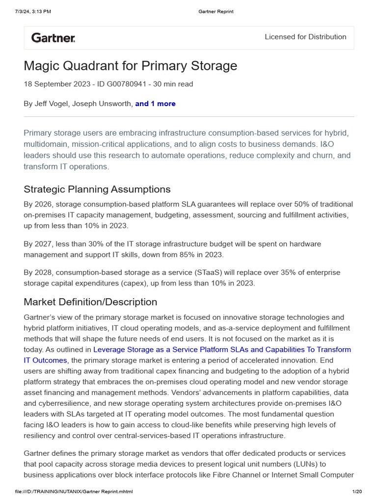 2023 - MQ Primary Storage | PDF | Cloud Computing | Computing
