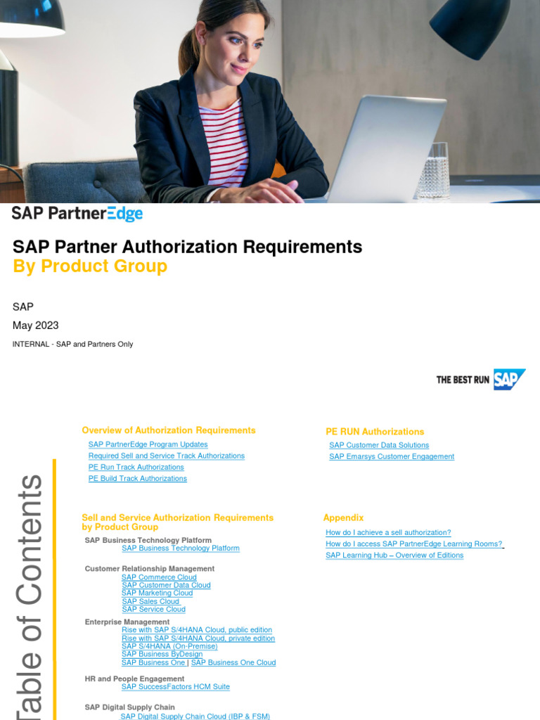 SAP Partner Authorization Guidelines | PDF | Cloud Computing | Subscription Business Model
