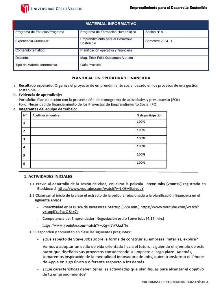 Guía Práctica #09 Culminadoo | PDF | Iniciativa empresarial | Reciclaje