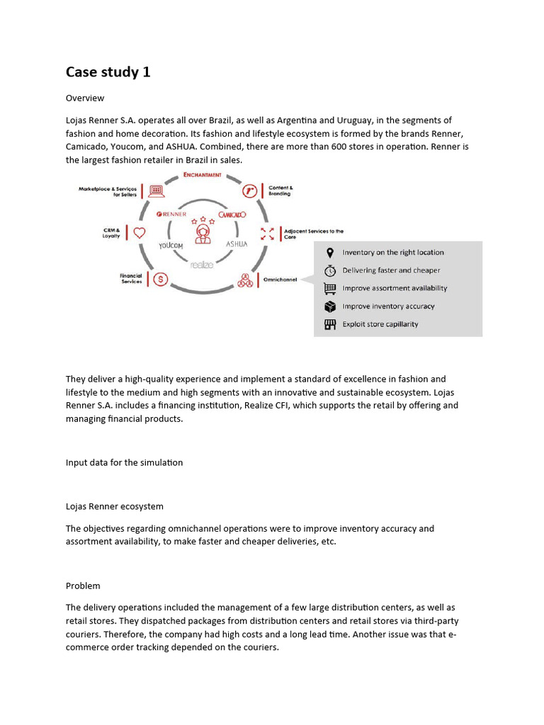 Lojas Renner Delivery Operations Case Study | PDF | Simulation | Retail