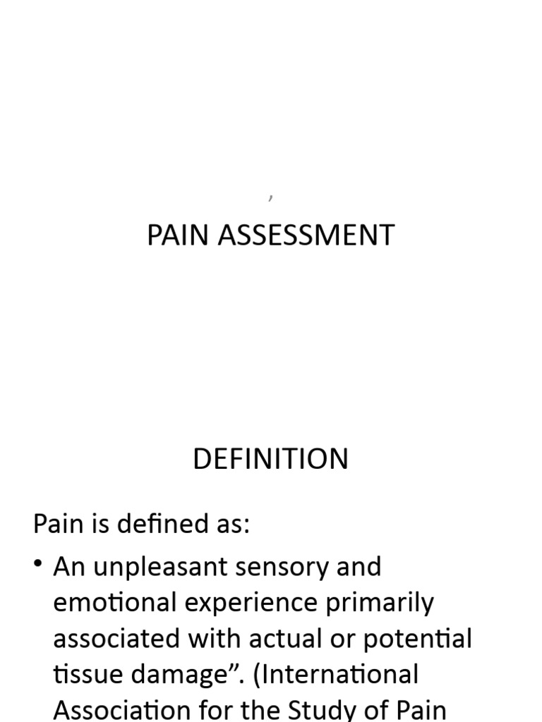 Pain Assessment[1] | Download Free PDF | Analgesic | Pain