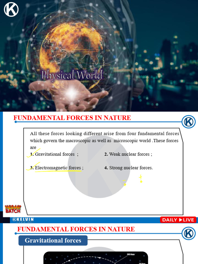 Physical World Pdf Force Nuclear Force