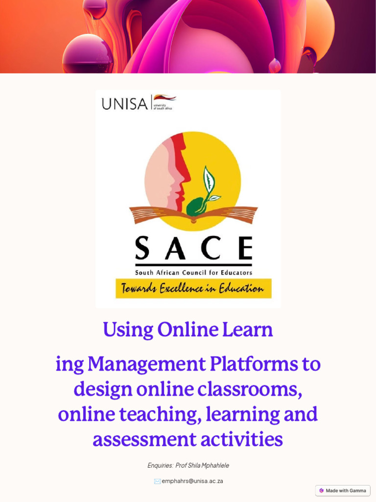 Using Online Learn Ing Management Platforms | PDF | Learning | Teaching