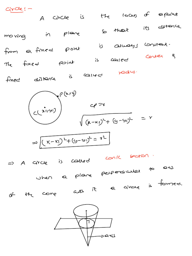 Circles Notes | PDF
