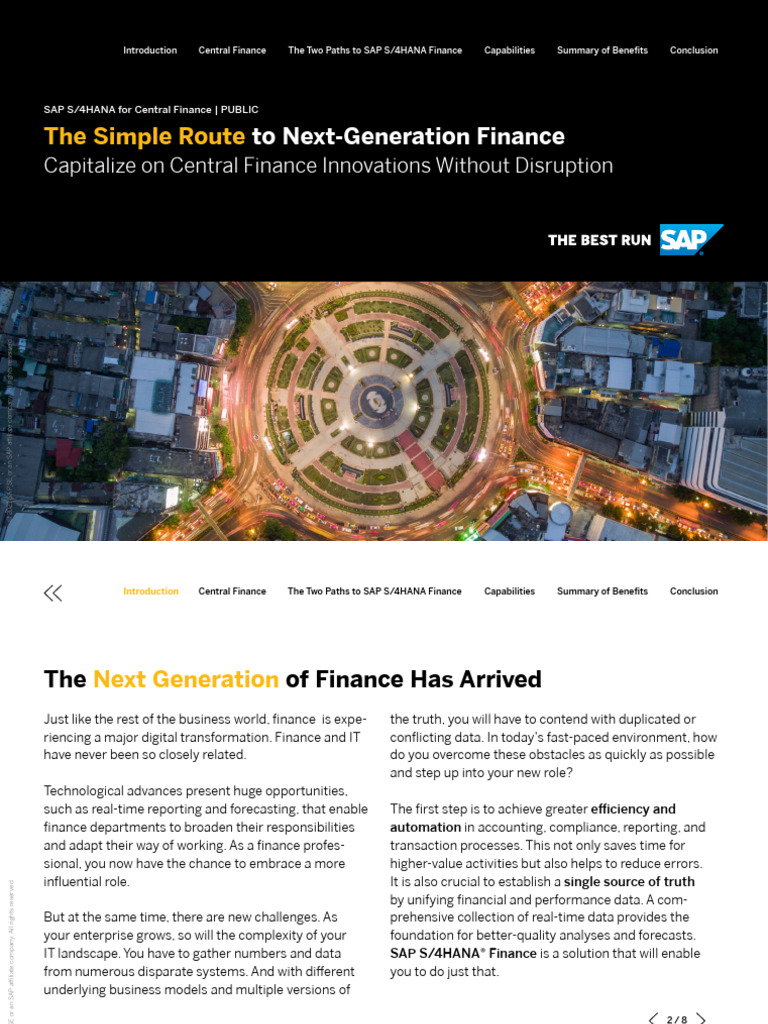 The Simple Route To Next-Generation Finance - Capitalize On Central ...