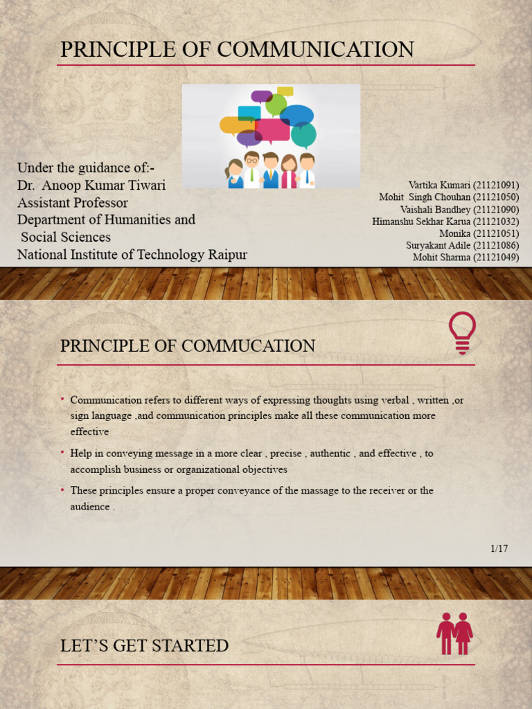 Principle of Communication | PDF | Communication | Linguistics