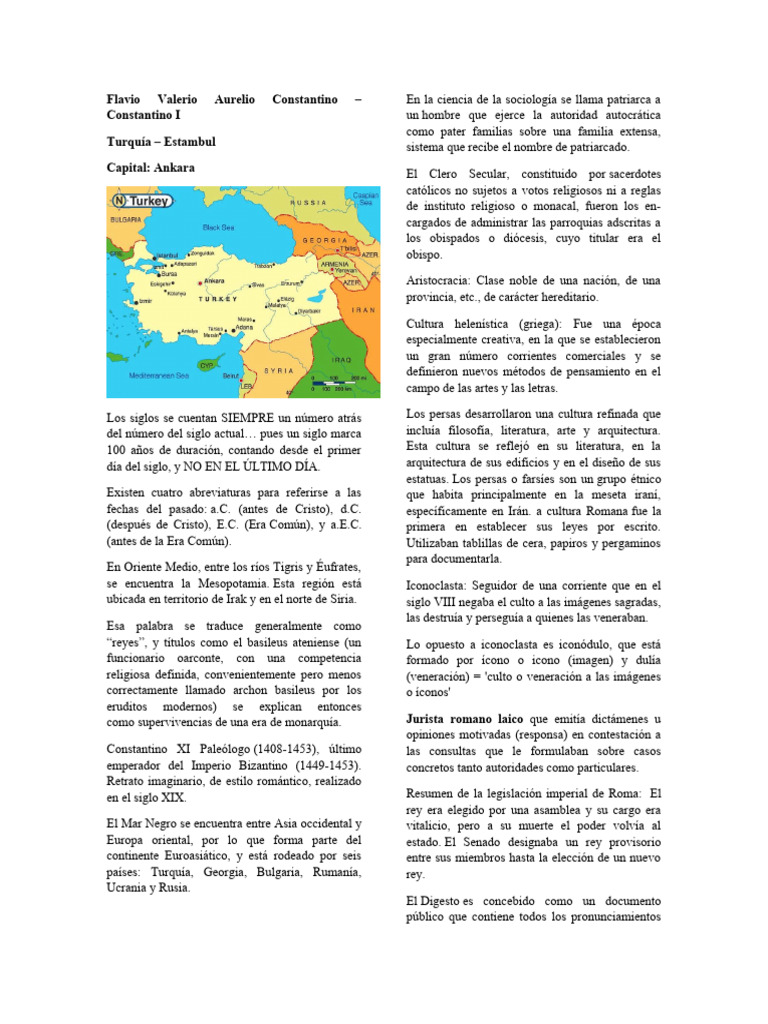 Flavio Valerio Constantino y su legado | PDF | Justiniano I | imperio ...