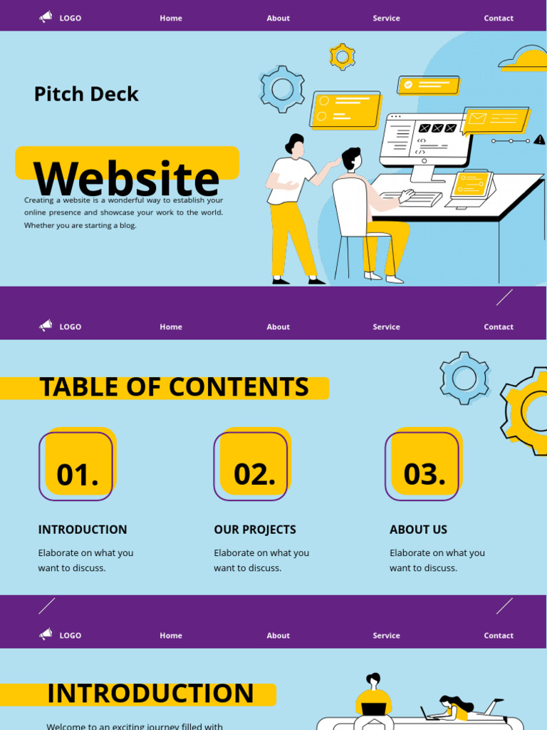 Website Pitch Deck | PDF