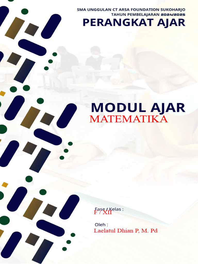 Modul Ajar - XII - Matematika Umum - Laelatul Dhian Permata, M.Pd. | PDF