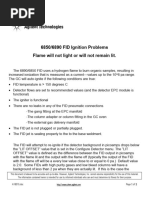 GC Troubleshooting Guide - FID | PDF | Combustion | Gases