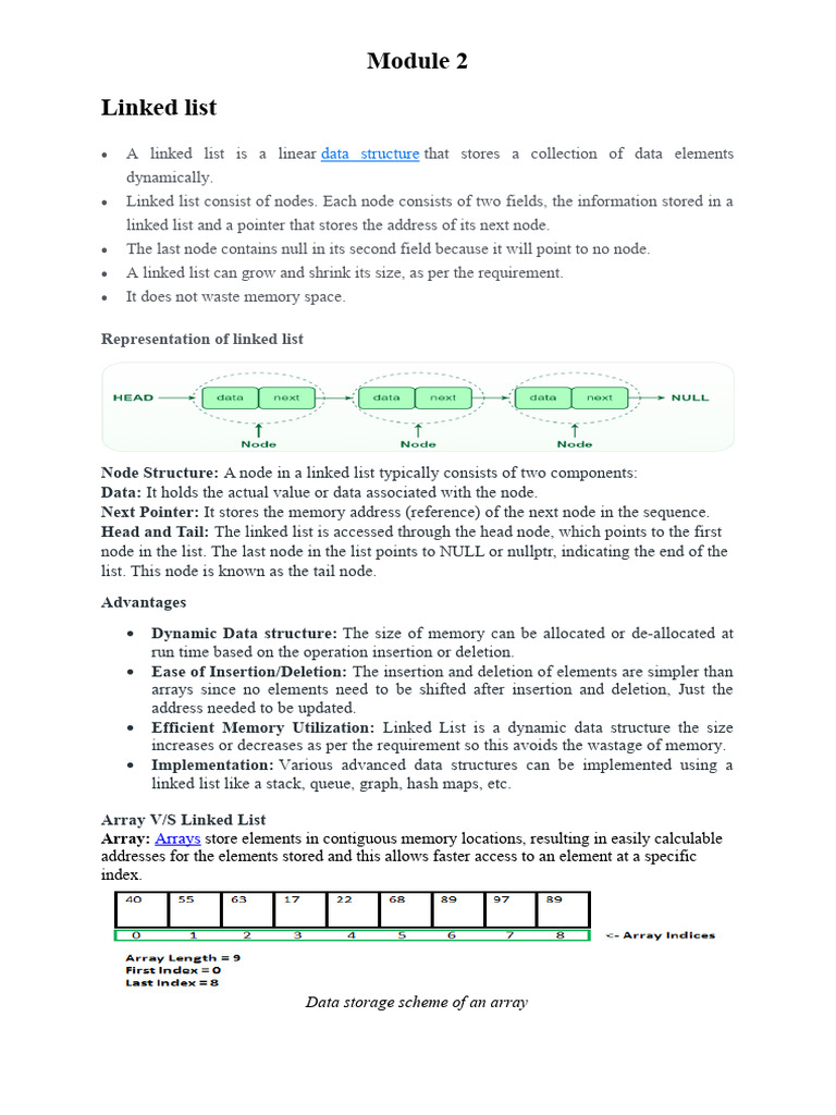 Data Structure Calicut University 2nd Sem | PDF | Pointer (Computer Programming) | Computer Data