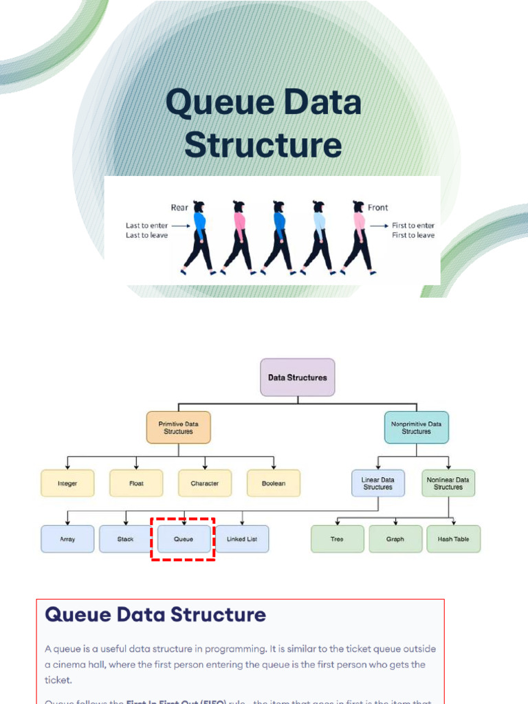 50 Queue Data Strucuture Pdf Queue Abstract Data Type Computer Programming