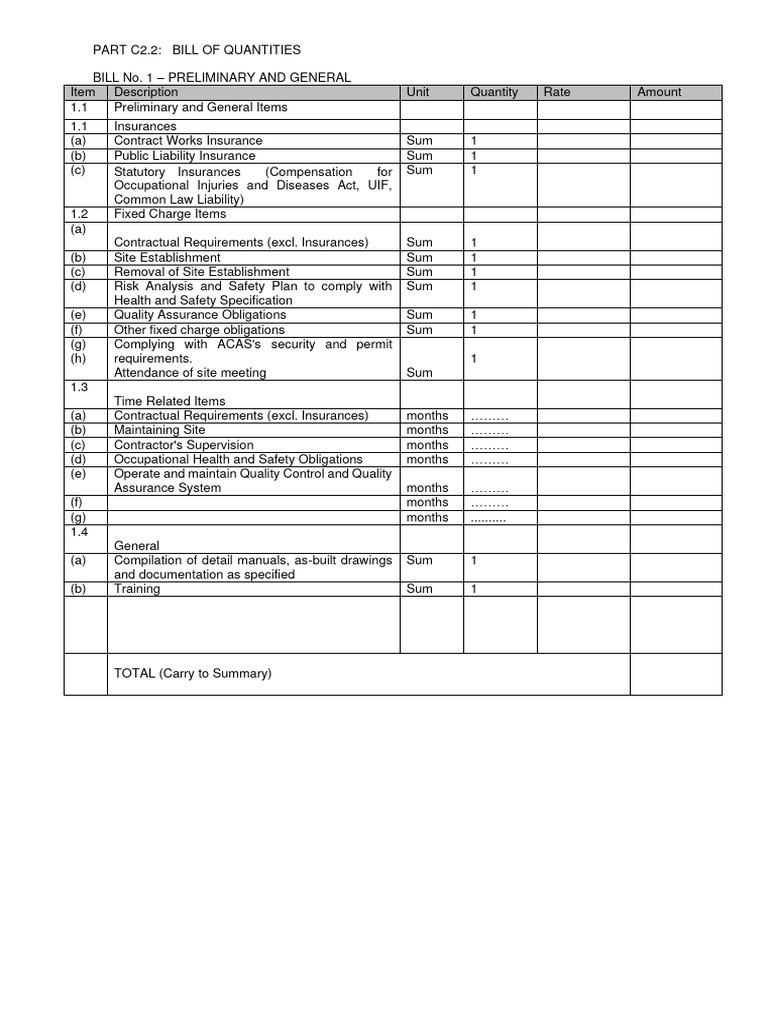 BOQ - Diesel Generator Upgrade | PDF | Insurance | Electric Generator