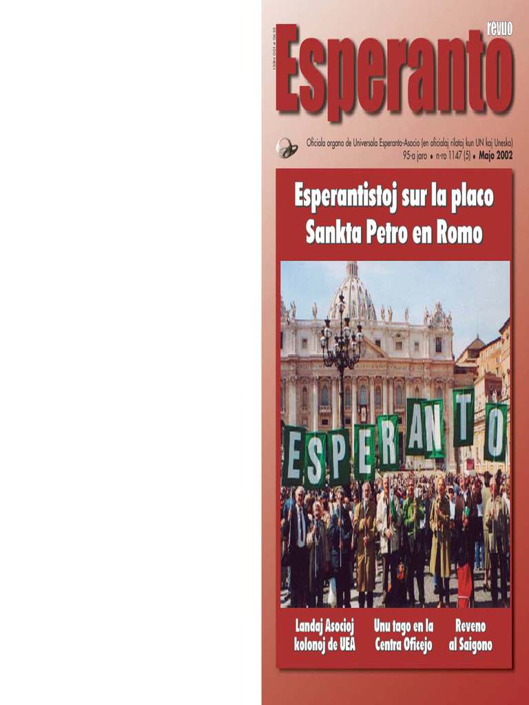 Revuo Esperanto 2002 05 Majo | PDF
