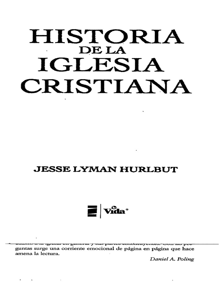 Historia de La Iglesia Cristiana Jesse Lyman Hurton | PDF