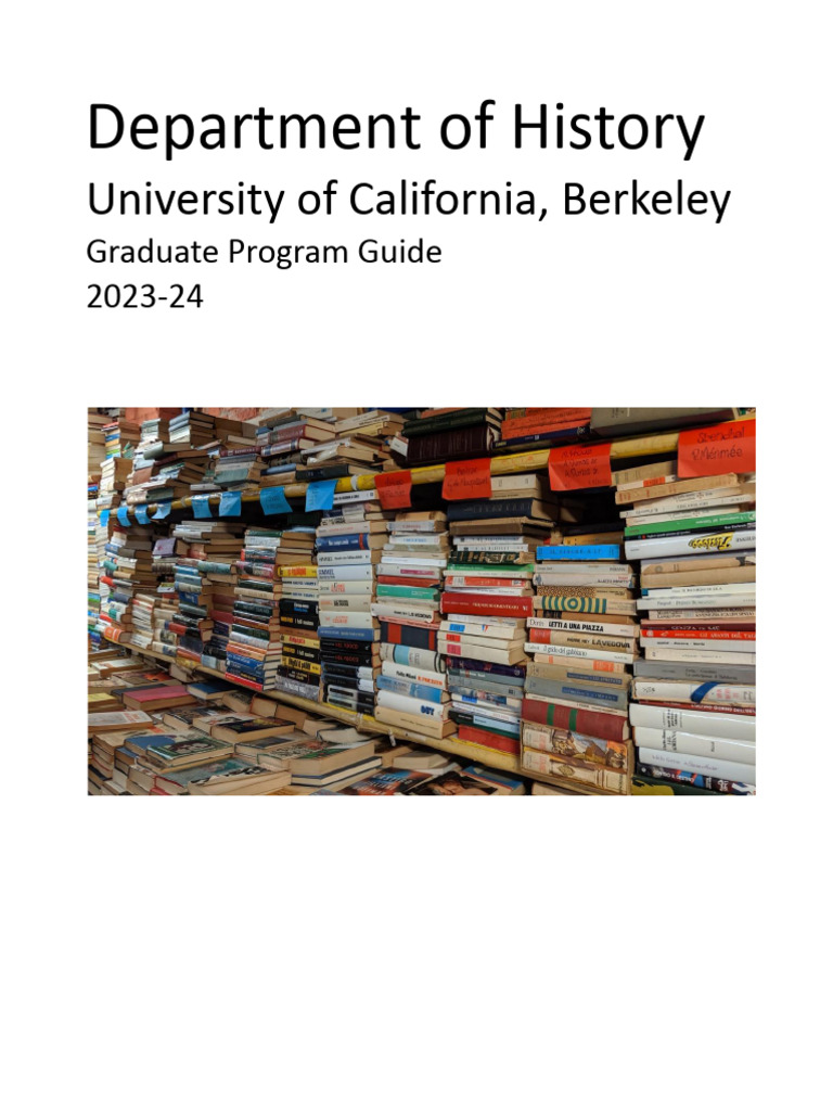 Department of History Graduate Program Guide 2023-24 | PDF | Thesis ...