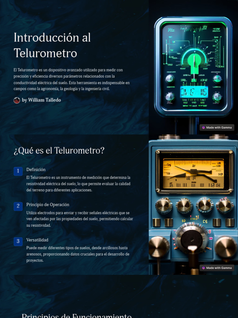 Definición de Telurometro y Usos | PDF | Ingenieria Eléctrica | Suelo