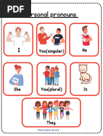 Pronouns Worksheet He She It and They | PDF | Language Arts & Discipline