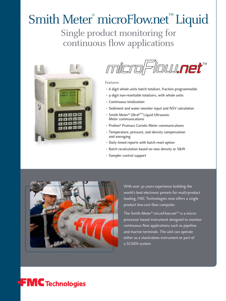 SF06017 - Measurement Solutions - FMC Technologies | PDF | Computing ...
