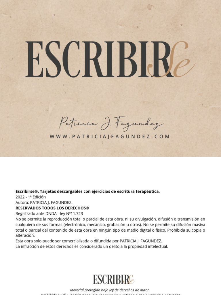 Tarjetas de Escritura Terapeutica | PDF | Gratitud | Las emociones