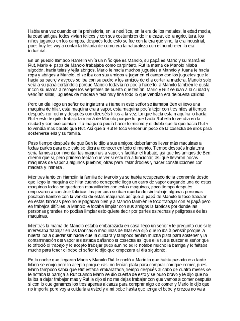 Como Viviamos Antes de La Era Industrial | PDF | Contaminación