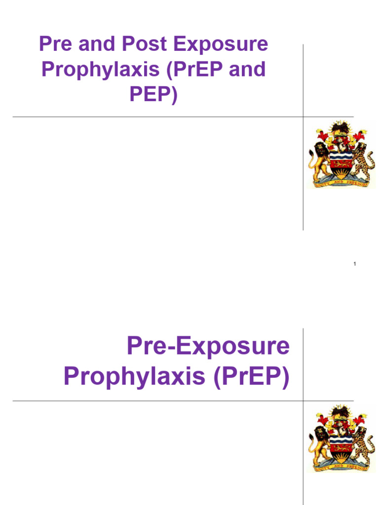 PrEP & PEP Prothoraxes | PDF | Human Reproduction | Sexual Health