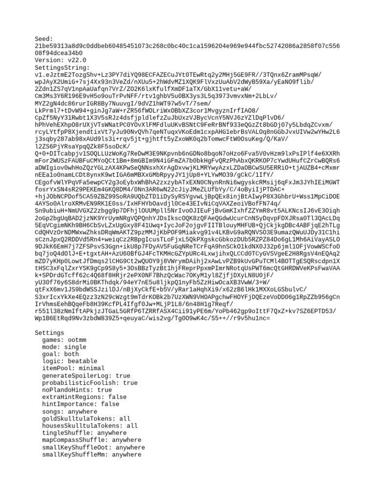 OoTMM Spoiler 2HIdHXzX | PDF | Games & Activities