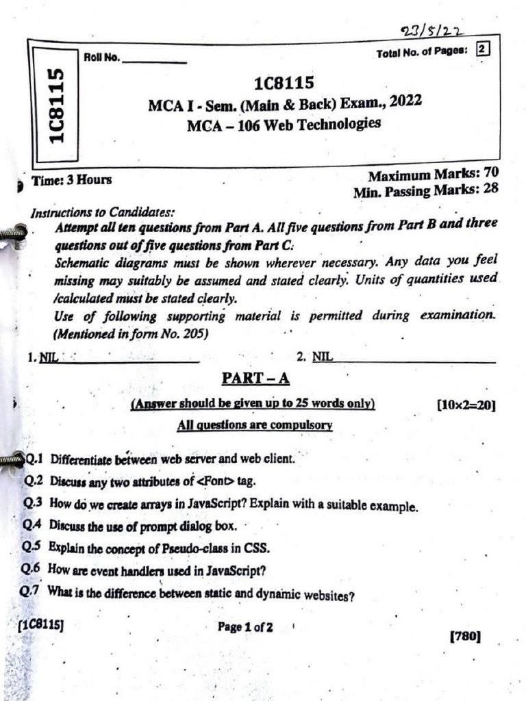 Web 2022 | PDF | Computing | Computer Science