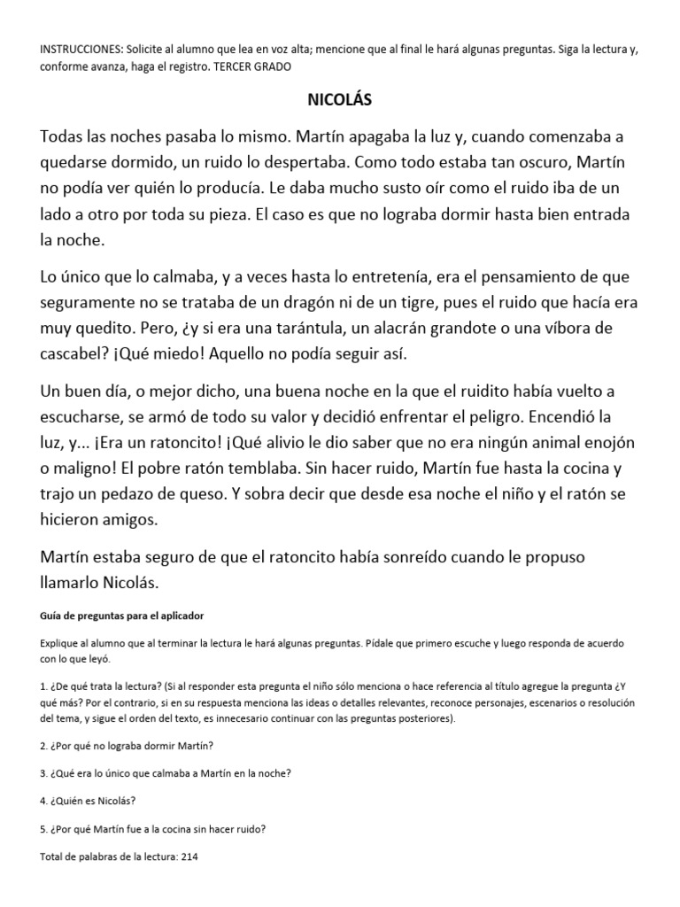 Sisat Lectura 3°grado | PDF | Novela negra, policíaca y suspenso | Ficción general