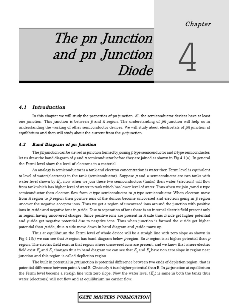 04 PN Junction Diode | PDF | P–N Junction | Semiconductors