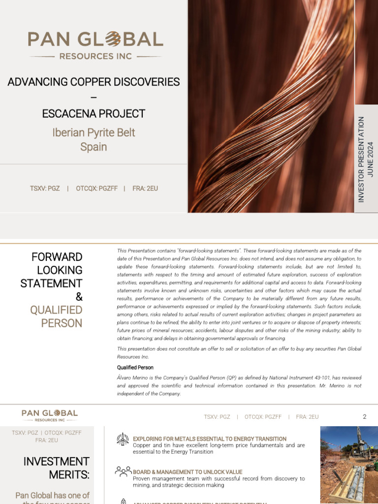 666b61c344f63f1d90ce53d7 - 2024-06 - Pan Global Resources - Investor Presentation - June 10 2024 ...