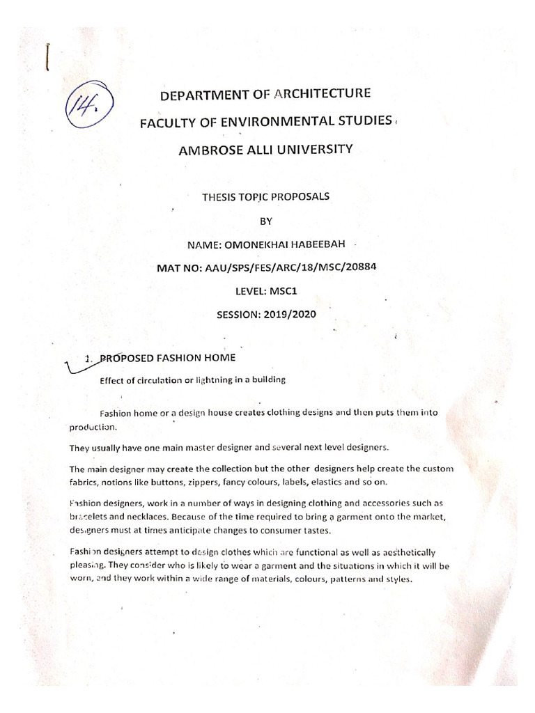 Thesis SAMPLE 2 | PDF