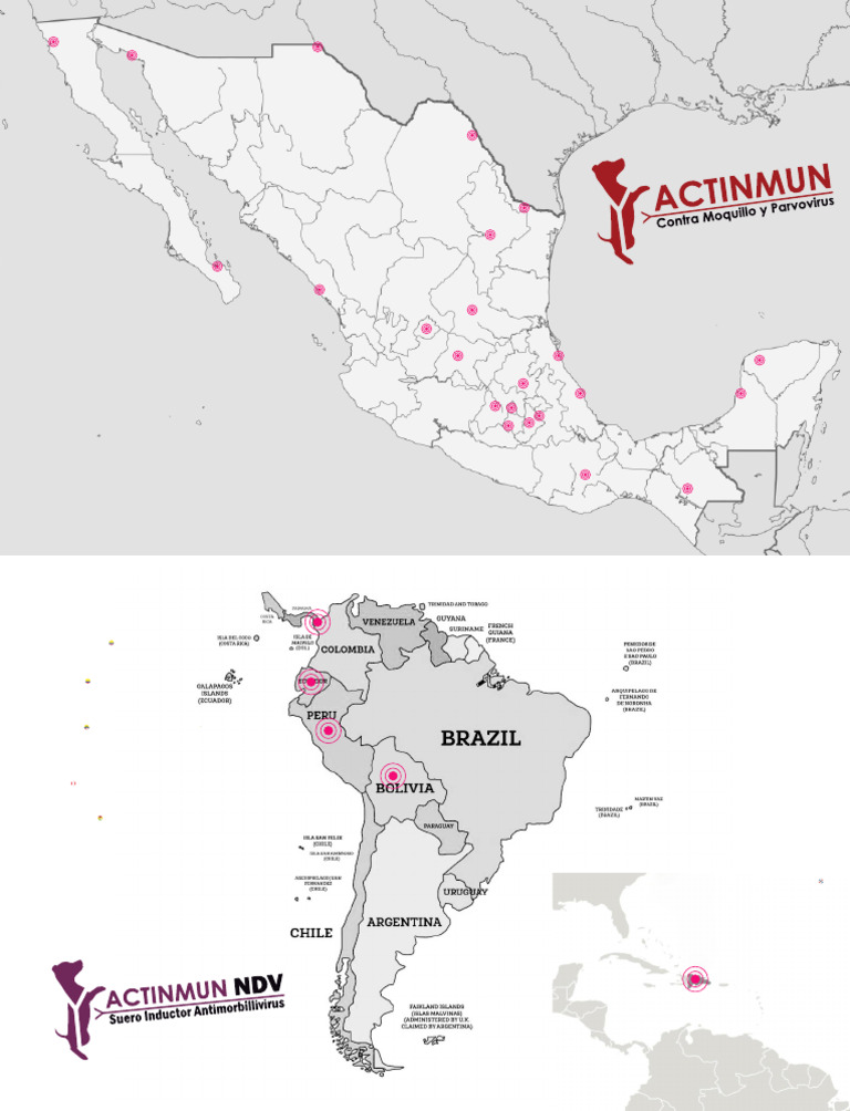 Mapa Actinmun Locaciones | PDF | México