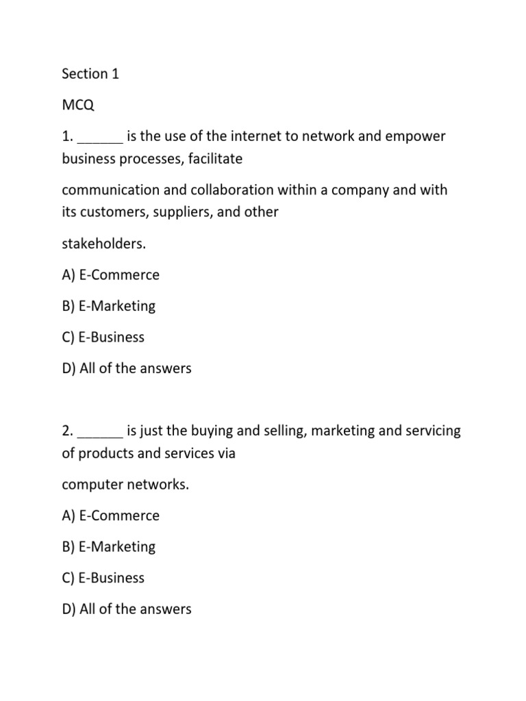 Document | PDF | Marketing | Electronic Business