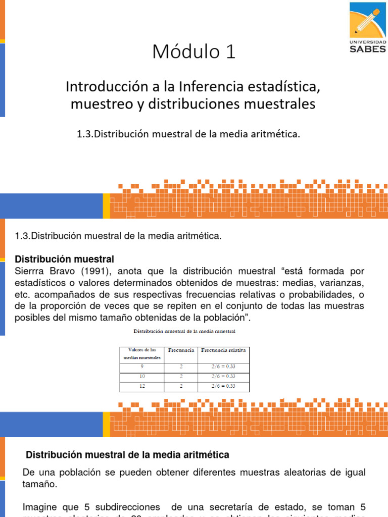 Estadística Inferencial. Unidad 1 - Tema 1.3.plan 20 | PDF | Distribución normal | Media