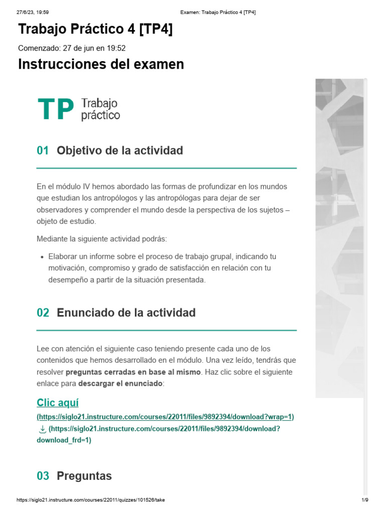Evaluación de Antropología: TP4 | PDF | Rituales | Antropología