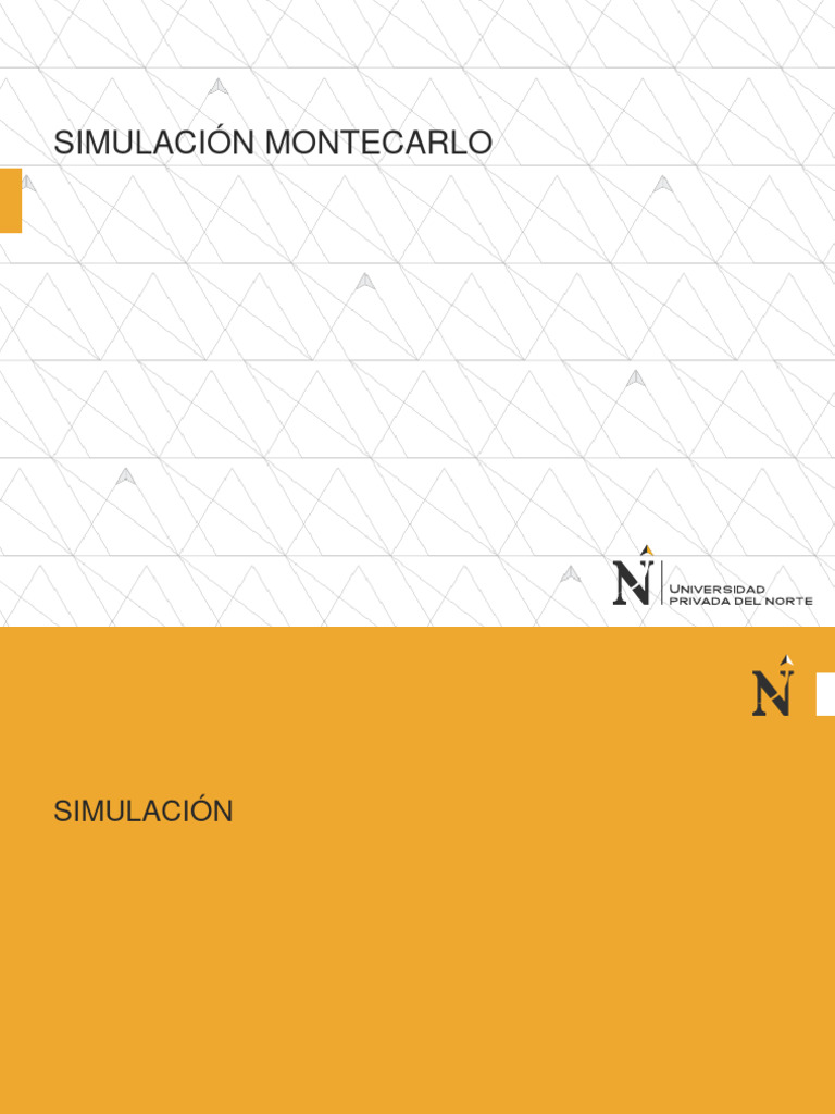Simulación - Sem01-Intro | PDF | Método Monte Carlo | Simulación