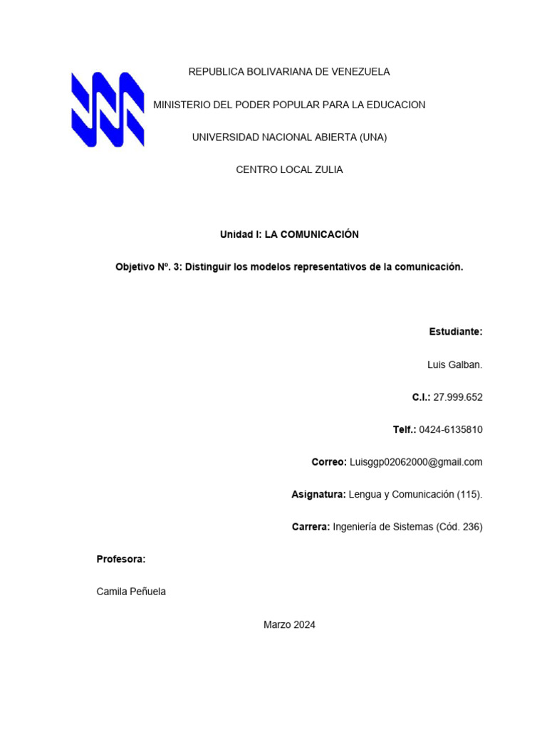 Objetivo 1.3 Lengua y Comunicacion LUIS GALBAN | PDF | Comunicación ... Objetivo 1.3 Lengua y Comunicacion LUIS GALBAN | PDF | Comunicación ...